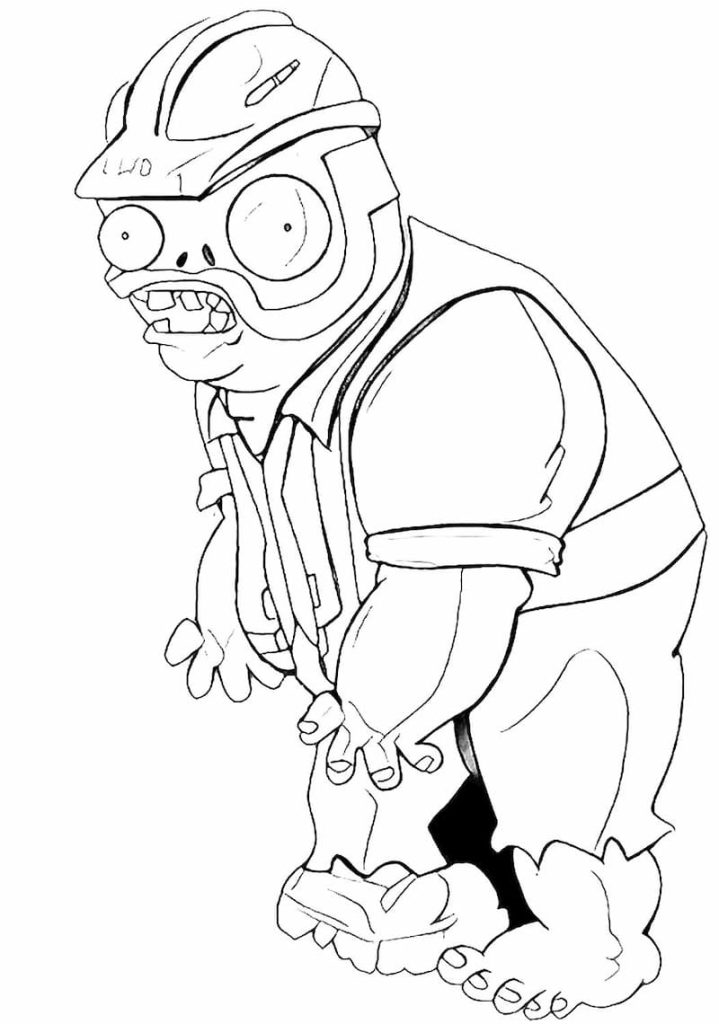 86+ Tranh Tô Màu Zombie Đẹp Siêu Độc Đáo, Vui Nhộn Cho Bé