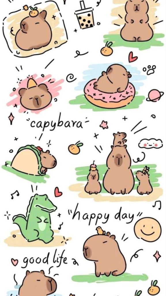 88+ Capybara Chibi Cute, Ảnh Capybara Cute Vô Tri Đáng Yêu